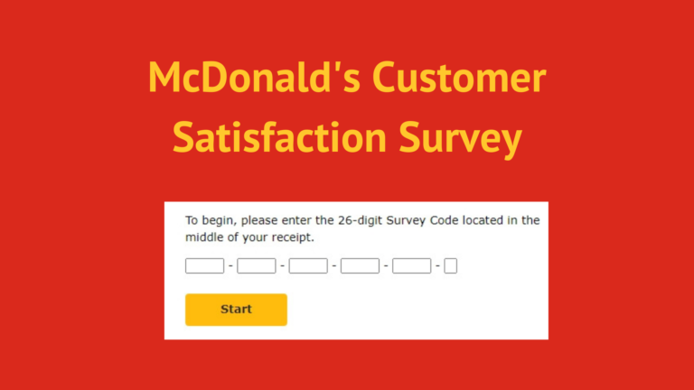 McDVOICE - Take McDonald's Survey on www.McdVoice.com